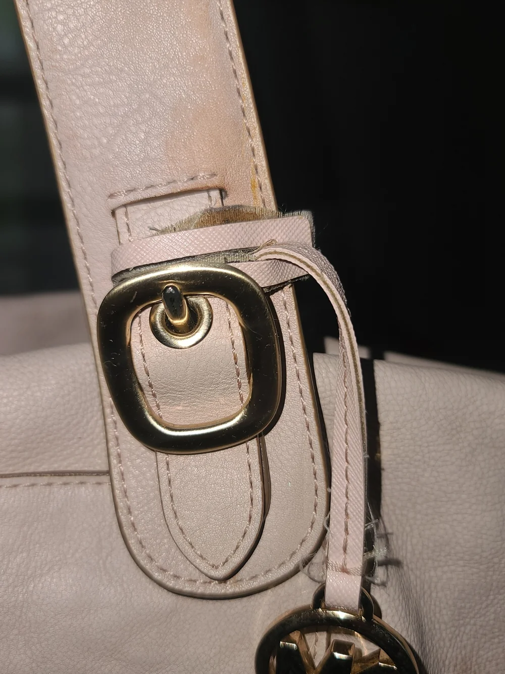 Michael Kors | Bags | Michael Kors Pale Pink Leather Tote Bag | Poshmark